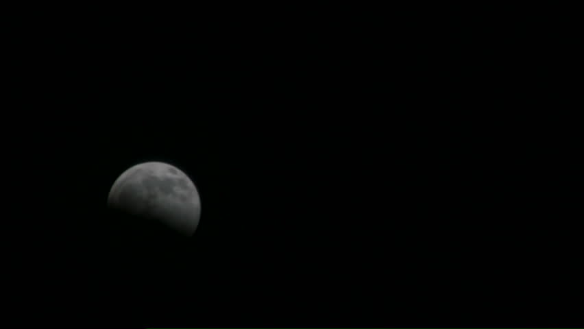 Stock video of time lapse, moon phase during lunar | 1003519 | Shutterstock