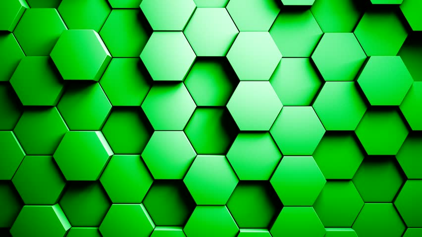Abstract Hexagons Background Random Motion, 3d Animation 4k Stock Footage Video 1007263774 ...