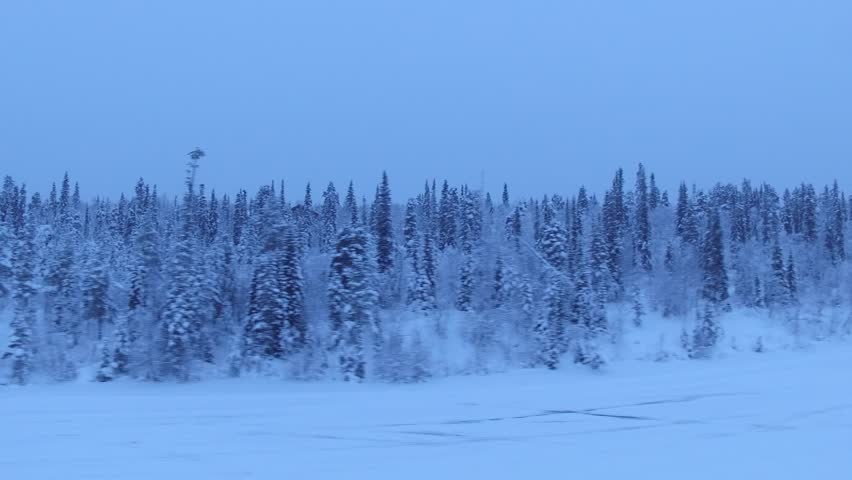 Frozen snowy landscape of the Arctic Circle image - Free stock photo ...