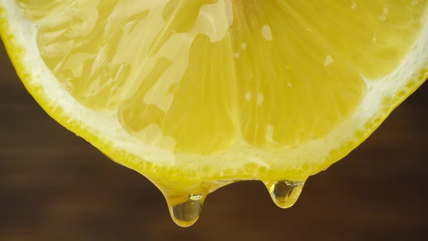 Honey Dripping from Slice Lemon Stock Footage Video (100% Royalty-free ...