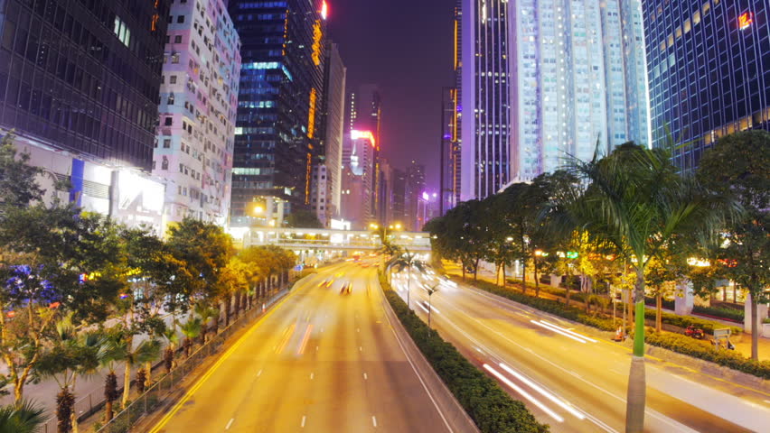 Big Road Through Modern City Stock Footage Video (100% Royalty-free ...