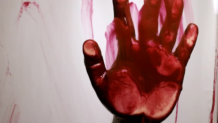 Scary Horror Bloody Victims Hand Stock Footage Video (100% Royalty-free ...