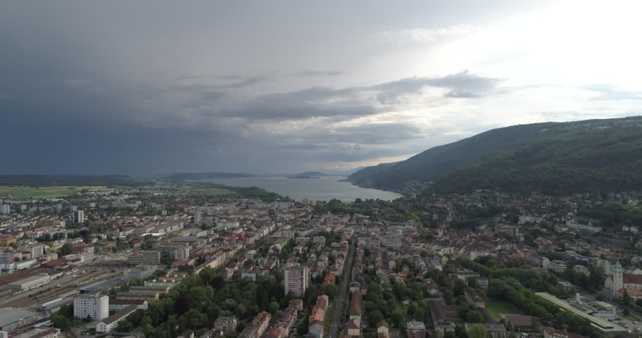 Landscape of Lake Biel in Switzerland image - Free stock photo - Public ...
