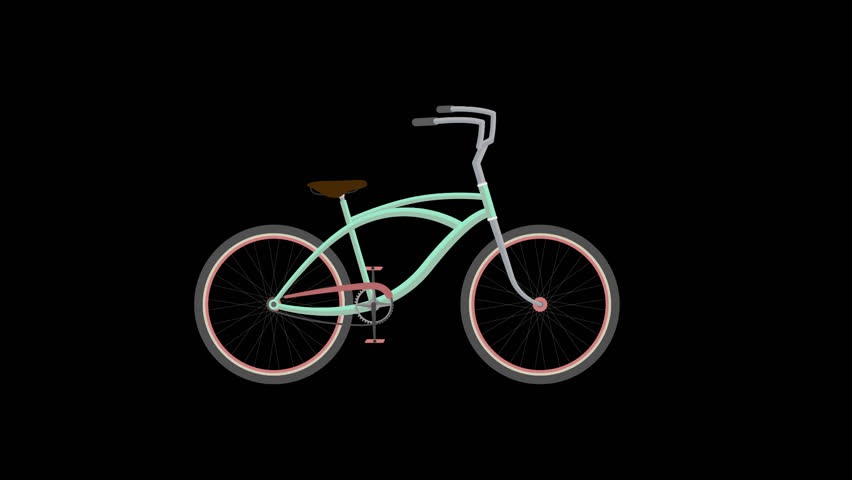 Bicycle Ride. City Bike. 2d Stockbeeldmateriaal en -video's (100% ...