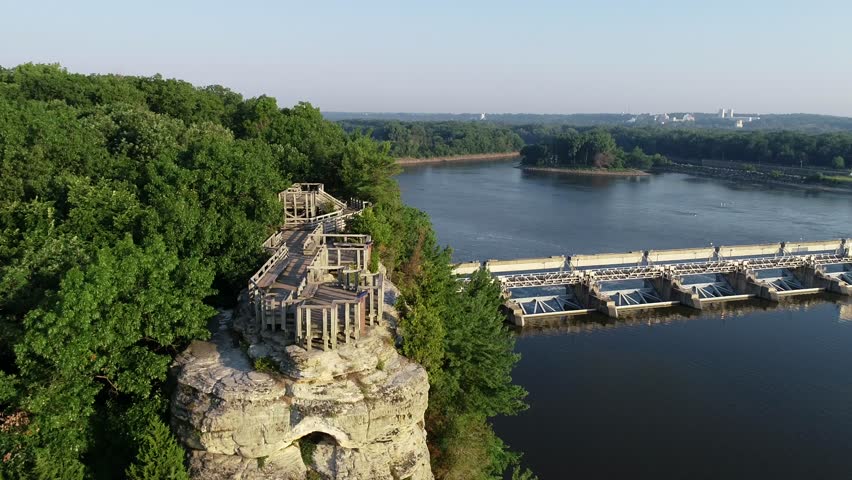 Sunset at Starved Rock State Park, Illinois image - Free stock photo ...
