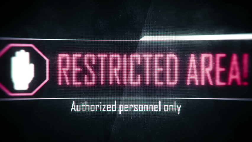 Restricted Area Sign Stock Video Footage - 4K and HD Video Clips ...