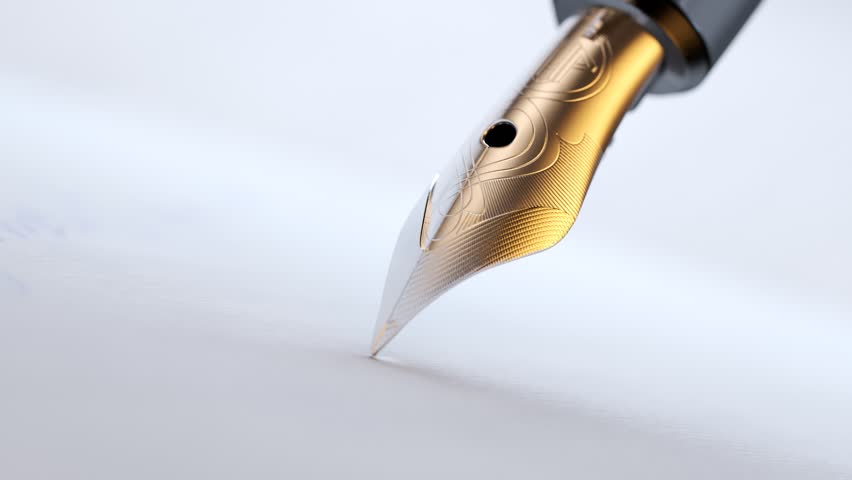 Hand writing paper with pen image - Free stock photo - Public Domain ...