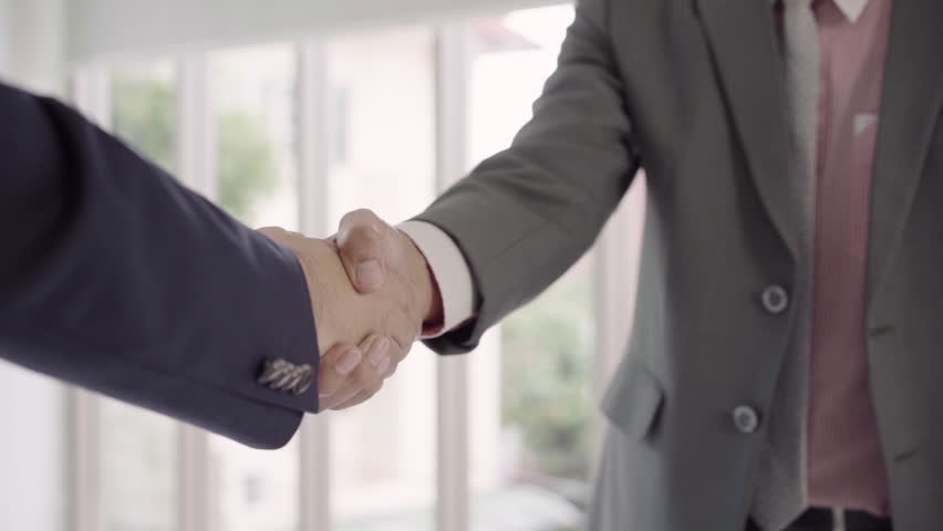 Slow Motion - Handshake to Stock Footage Video (100% Royalty-free ...