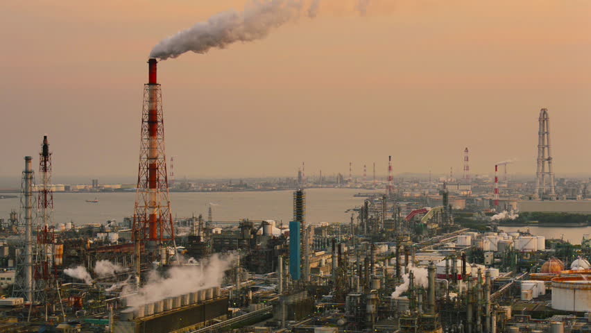 Stock video of factories in yokkaichi, japan. | 10184609 | Shutterstock
