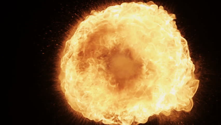 Fire Ball Explosion Stock Footage Video (100% Royalty-free) 1019329969 ...