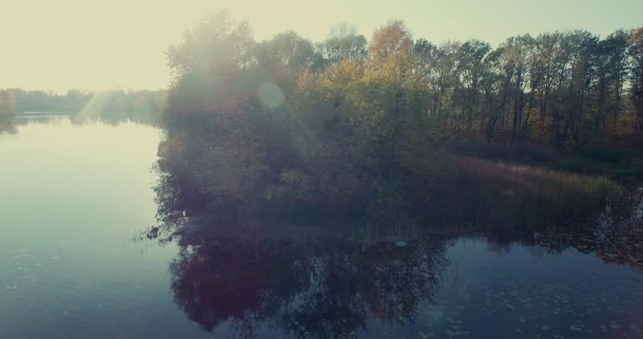 Fog over the lake in the morning image - Free stock photo - Public ...