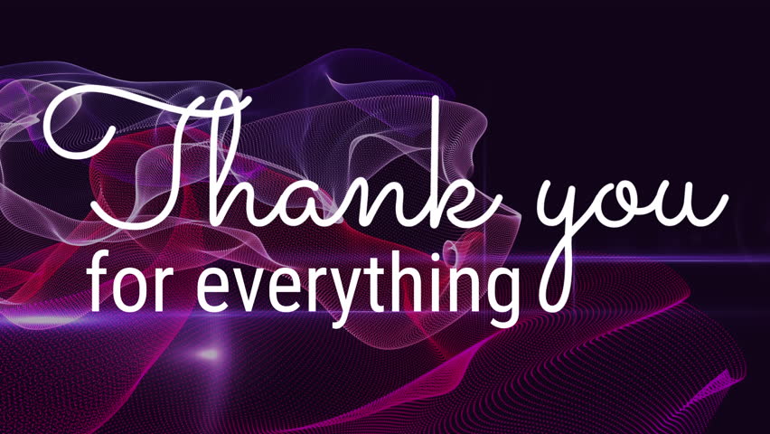 Thank You for Everything Writing Stock Footage Video (100% Royalty-free ...