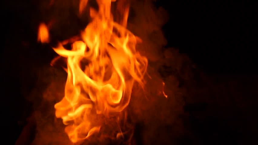 Barbecue Fire, Bonfire, Prior to Stock Footage Video (100% Royalty-free ...