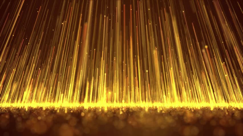 Luxury Gold Light Streak Particles Stock Footage Video (100% Royalty ...