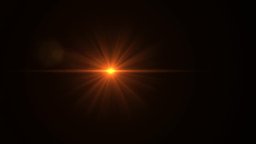 Orange Lens Flare