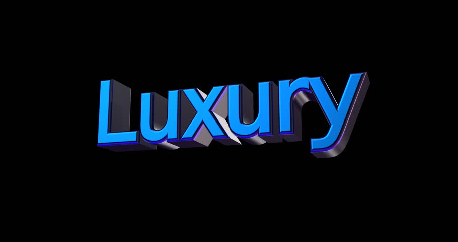 Beautiful Inscription Luxury Rotating Animation Stock Footage Video ...