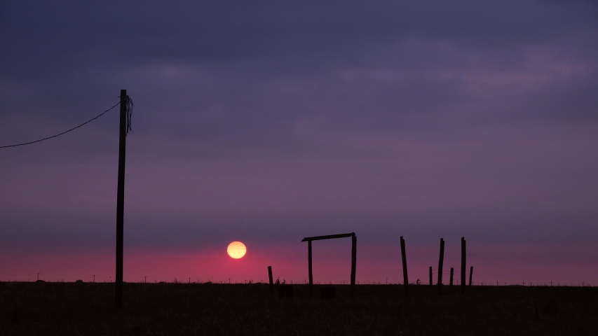 Sunrise in Nebraska landscape image - Free stock photo - Public Domain ...