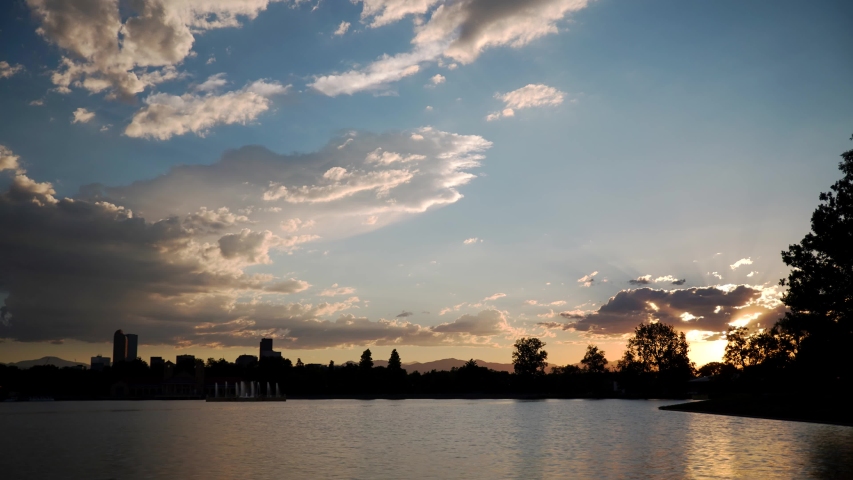 Night time Skyline of Denver, Colorado image - Free stock photo ...