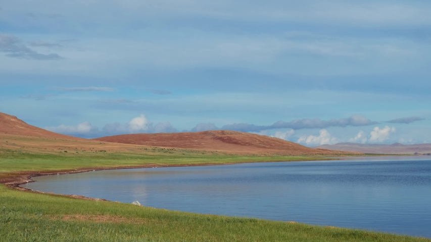 Desert and Grasses with mountains under skies image - Free stock photo ...