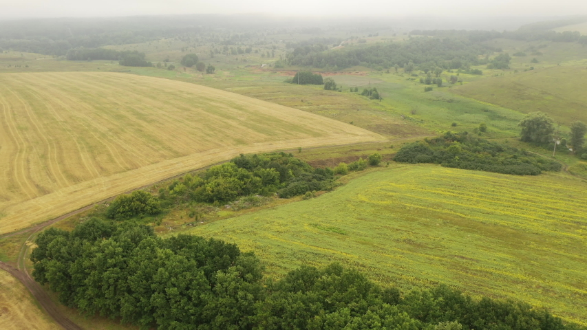 Aerial View of Farmland and Forest image - Free stock photo - Public ...