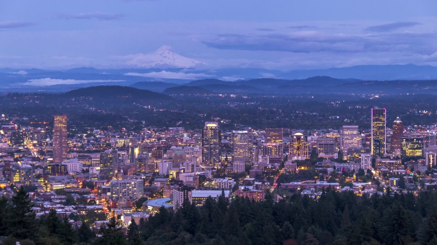 Cityscape and skyline of Portland, Oregon image - Free stock photo ...
