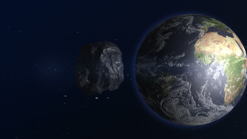 3d Animation of Asteroid Moving Stock Footage Video (100% Royalty-free ...