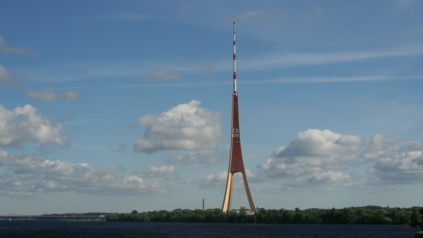 The Riga Radio And TV Tower The Tallest Structure In The Baltic States ...