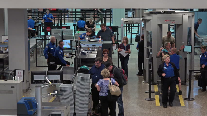 SALT LAKE CITY, UTAH - SEPT 2014: Salt Lake City Utah TSA Security ...