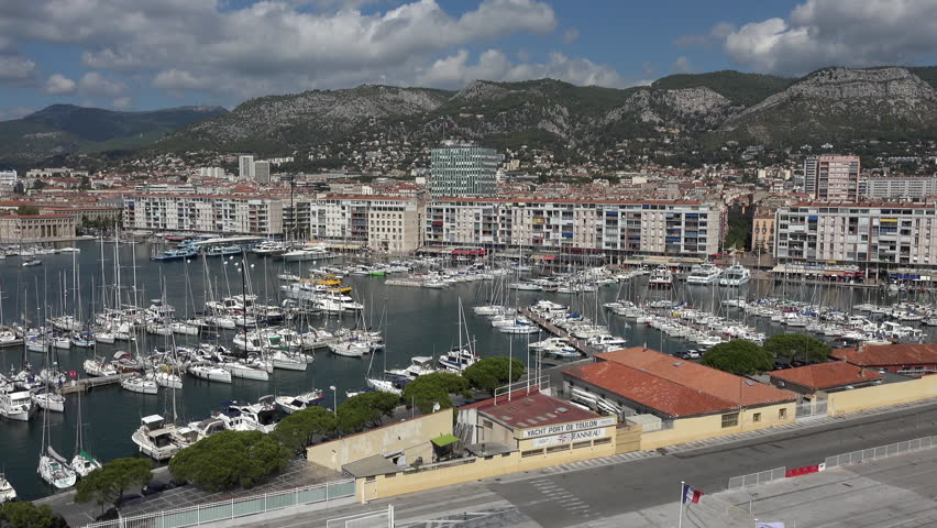 TOULON, FRANCE - SEPT 2014: Toulon France Sailboat Marina Cruise Ship ...