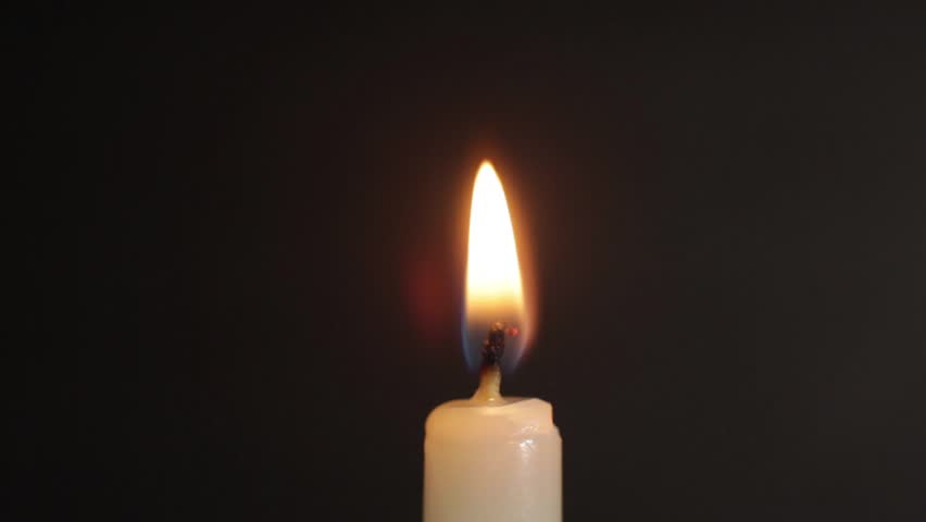 Tilt Down To Burning Candle Stock Footage Video 2285333 | Shutterstock