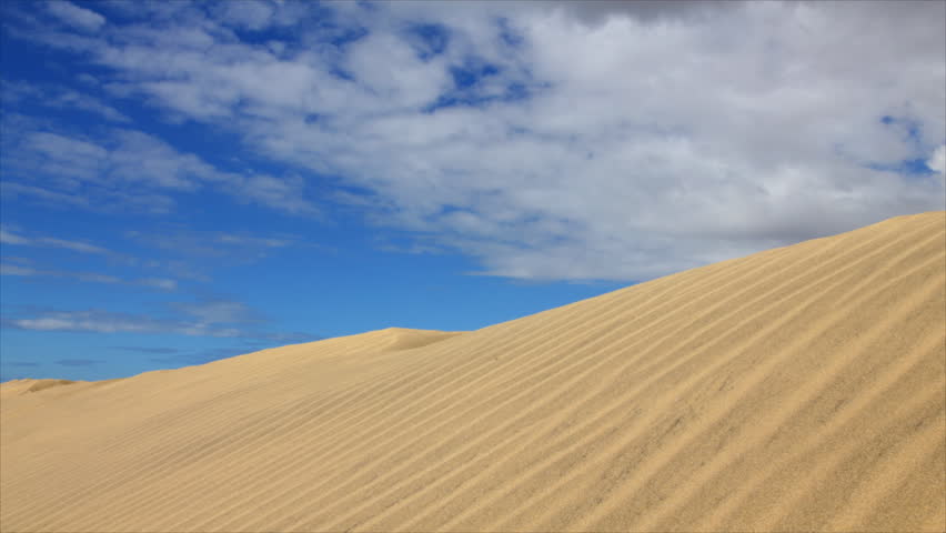 Sand Dunes Time Lapse in Stock Footage Video (100% Royalty-free ...