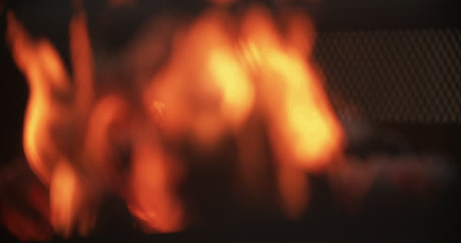 Fire Burning in Slow Motion, Stock Footage Video (100% Royalty-free ...