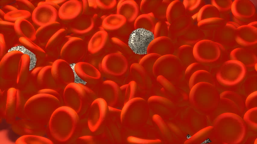 Stock video of computer generated, blood cell, medical science ...