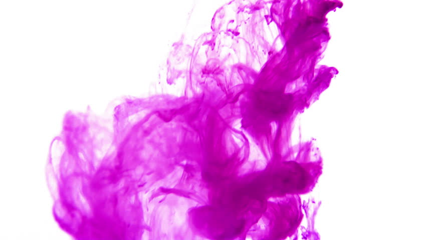 Pink Ink in Water.creative Slow Stock Footage Video (100% Royalty-free ...