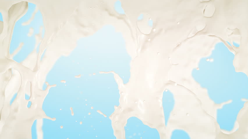 Milk Splash. Slow Motion.With Mask. Стоковые футажи для видео 11310893 | Shutterstock