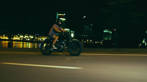 Night Motorcycle Rider Stock Video Footage - 4K and HD Video Clips ...