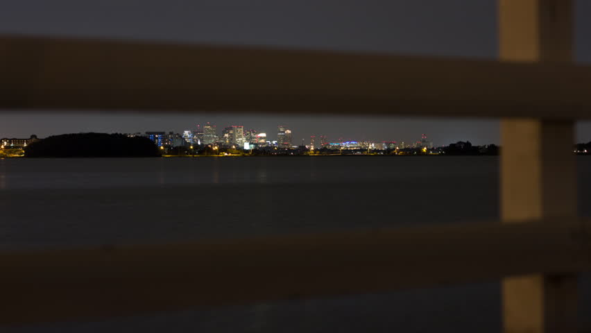 Lighted up City of Boston, Massachusetts, at Night image - Free stock ...