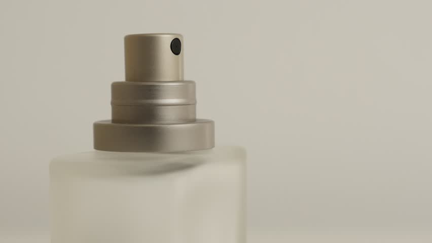 Perfume Bottle Sprayer Mechanism Slow Stock Footage Video (100% Royalty ...