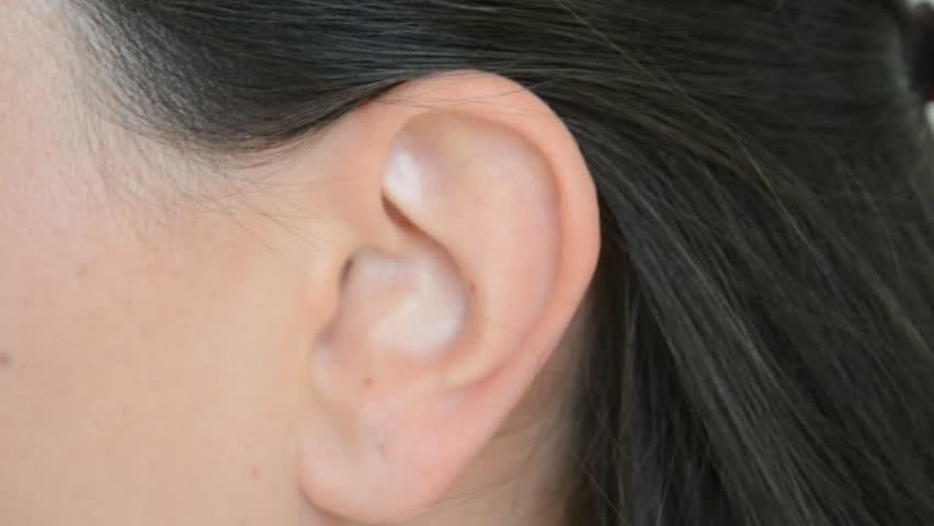 Ear Cleaning with Cotton Swabs Stock Footage Video (100% Royalty-free ...