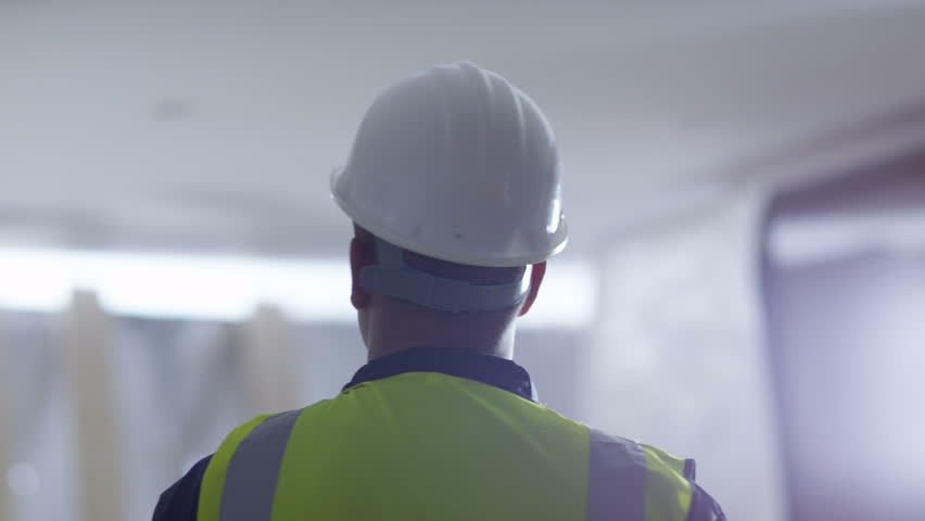 4k Architect or Construction Worker Stock Footage Video (100% Royalty ...
