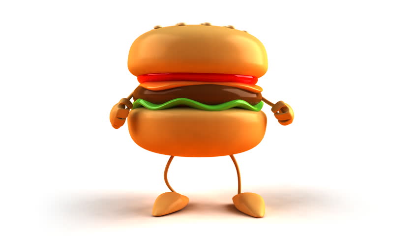 Cartoon Hamburger Dancing Stock Footage Video 196498 | Shutterstock