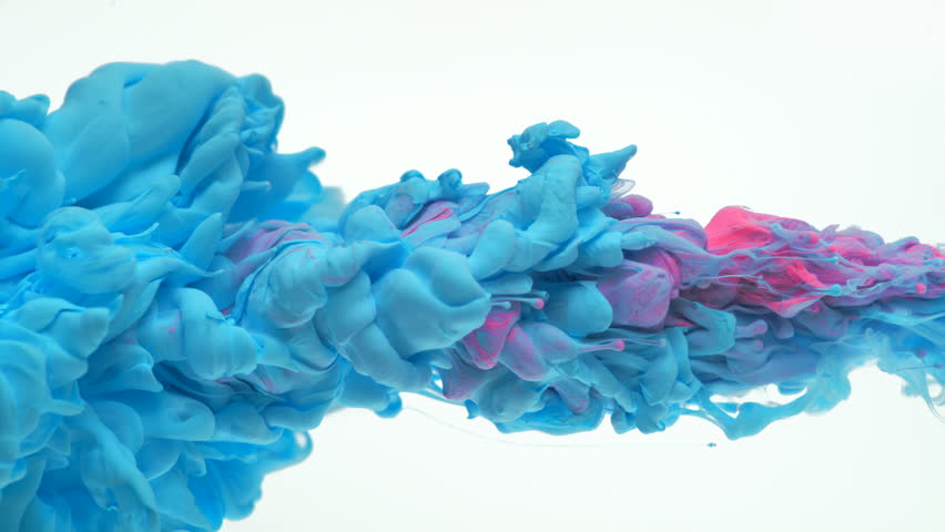 Close-up Blue and Pink Ink Video de stock (totalmente libre de regalías ...