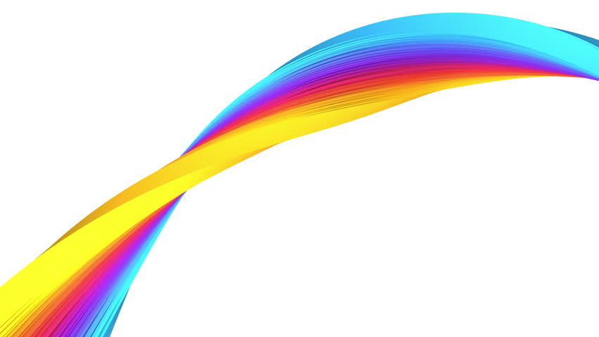 Abstract Colourful Line, Loop 4K Stock Footage Video 12770561 ...