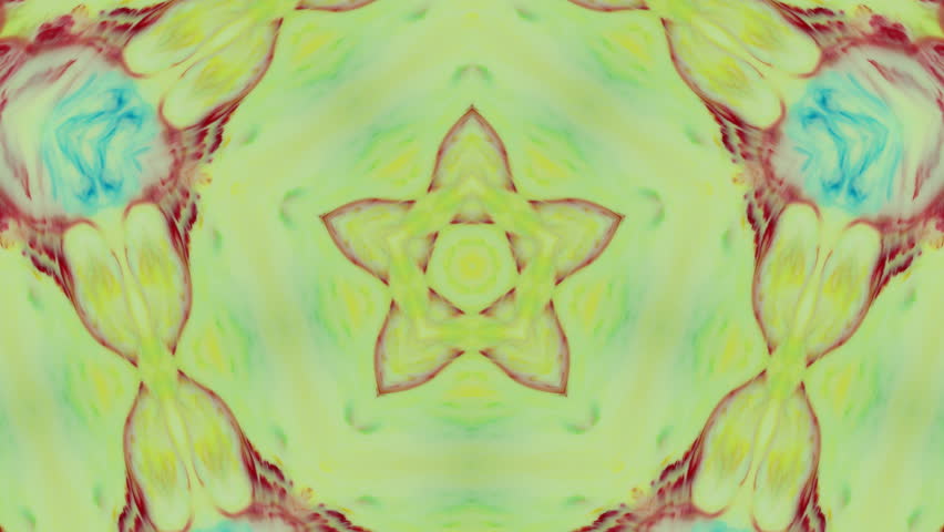 Liquid Ink Colors Mandala Psychedelic Trip LSD Visuals Stock Footage ...