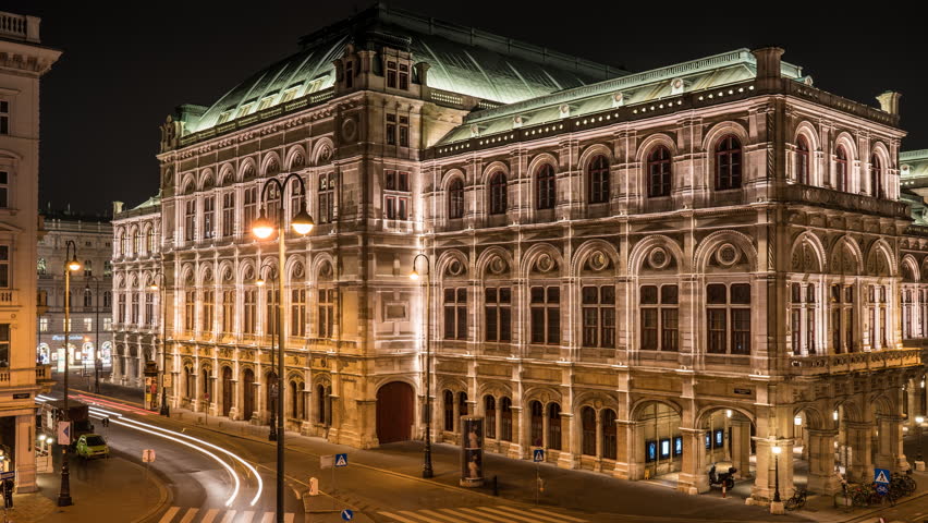 Street View with buildings and road in Vienna, Austria image - Free ...
