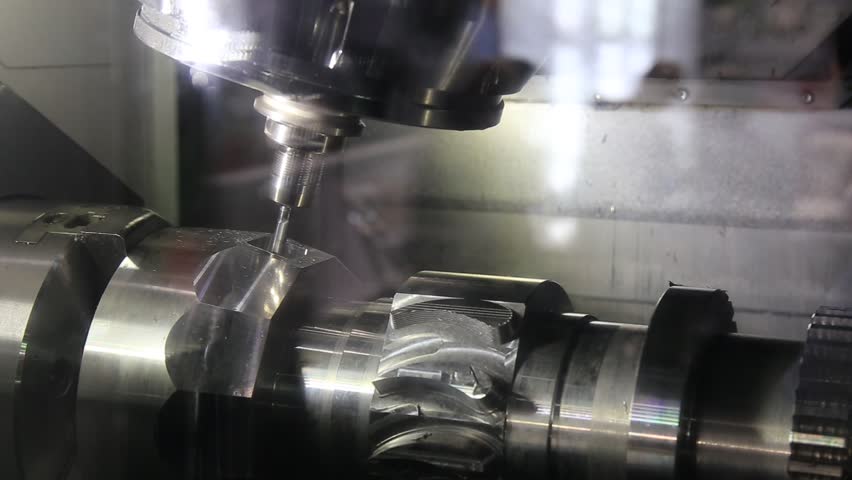 Turnmill Multitasking Machines is Running, Stock Footage Video (100% ...