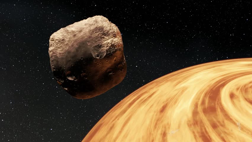 Hurricane On Mars From Space, 4K Stock Footage Video 12605939 ...