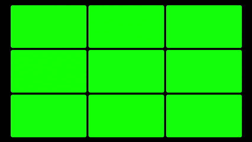 Green Screen Box Design. You Can Use Your Custom Footage Replacing The ...