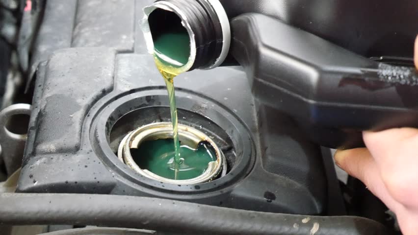 Motor Engine Oil Change Stock Footage Video (100% Royalty-free ...