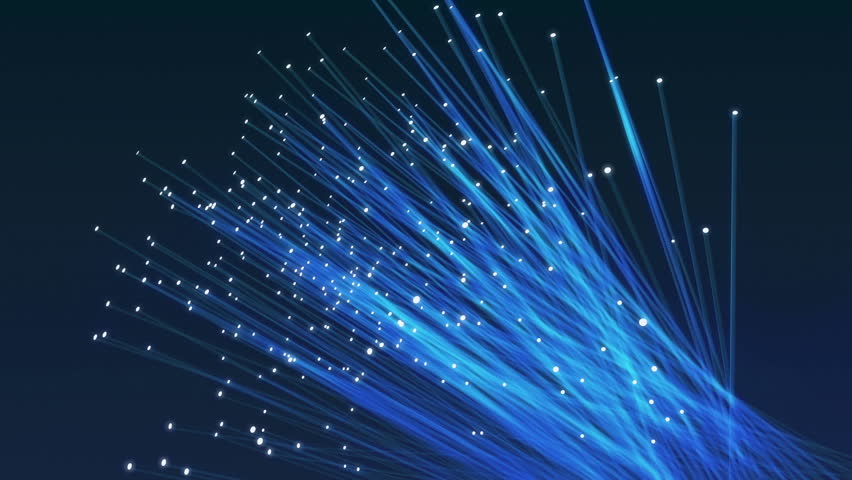Optical Fibers Animation, Abstract Motion Background Stock Footage ...